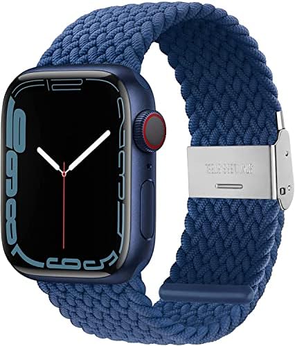 Sounce Solo Cotton Braided Compatible with Apple Watch Strap, Loop ...