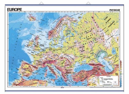 Europe, physique / politique: Mapas Murales : Edigol Ediciones, Edigol ...