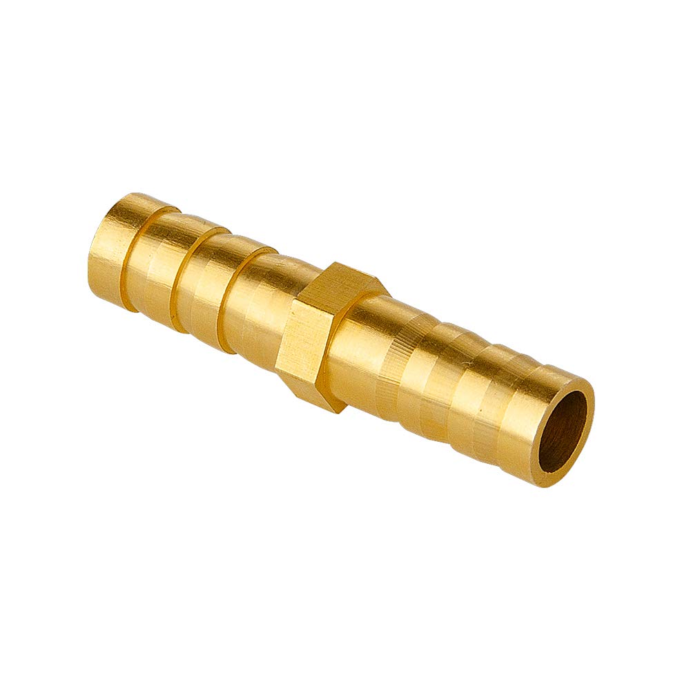 Buy Quickun Hose Bard Fitting 1 4 X 1 4 Hose ID Brass Hex Barbed
