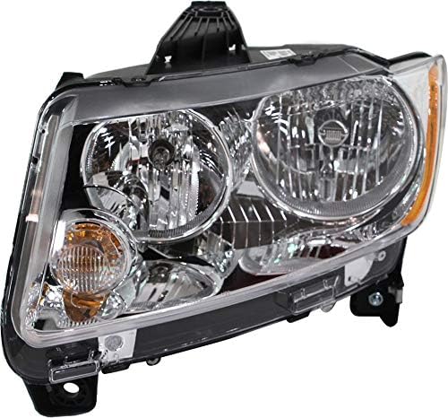 Amazon.com: Evan Fischer Driver Side Headlight for Jeep Compass 2013 ...
