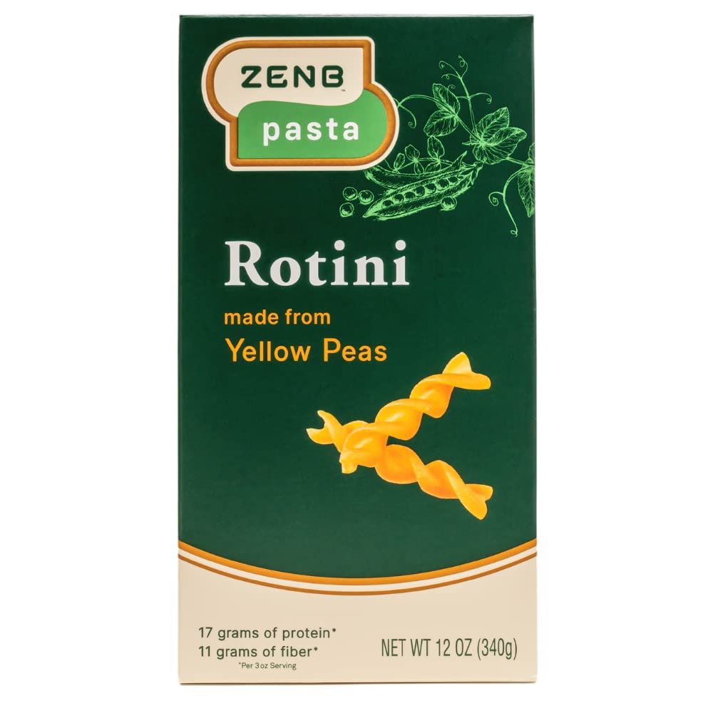 Amazon.com : ZENB Plant Based Pasta, Made From 100% Yellow Peas, Gluten ...