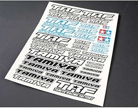 Amazon.com: Tamiya MM024 TRF Logo Sticker Set : Toys & Games