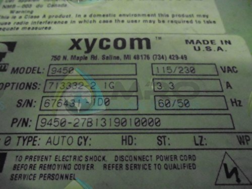Amazon.com: 9450 XYCOM MONITOR/CRT 6 MONTH WARRANTY : Industrial ...
