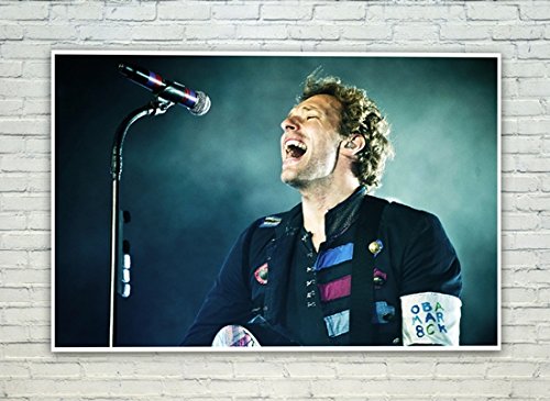Posterskart Chris Martin Coldplay Poster for Room 300 GSM Matte Finish ...