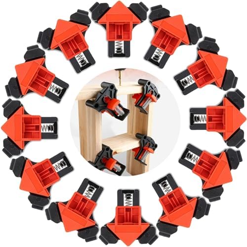 12pcs 90 Degree Angle Clamps, Right Angle Clamp with Adjustable Swing ...
