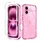 Amazon.com: I-HONVA for iPhone 16 Plus Case Clear [Non Yellowing] Shockproof Dust/Drop Proof 3 ...