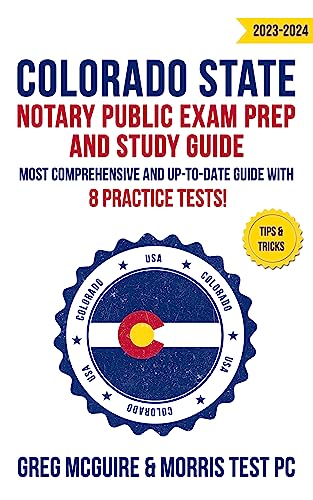 Amazon | Colorado State Notary Public Exam Prep and Study Guide 2023 ...
