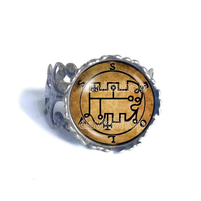 Buy Seal Sigil Of Stolas Ring Fashion Jewelry Lesser Key Of Solomon ...