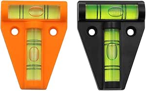 2 Pcs RV T Level Bubble Level, Multipurpose 2 Way Spirit Level, Screw ...