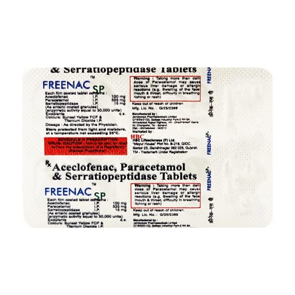 Freenac-SP Tablet 10's : Amazon.in: Health & Personal Care