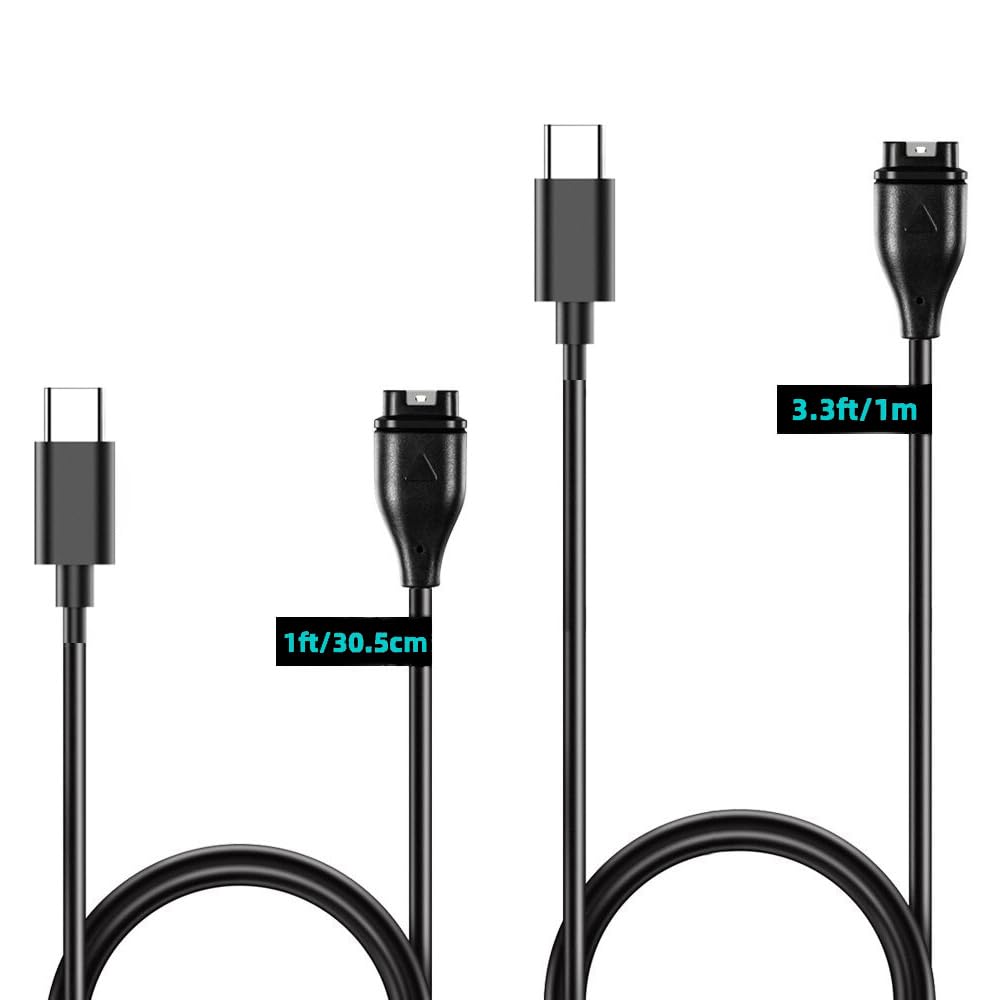 Amazon.com: SEVENKA 2-Pack USB-C Charging Cables for Garmin Charger ...