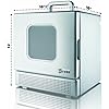 Amazon.com: iWavecube IW600SIL 600-Watt Personal Desktop Microwave Oven ...