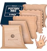 Amazon.com: Byllstore Pottery Ribs & Trimming Tools | 2 Foot Shaper ...