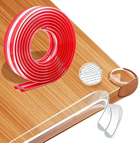 Clear Edge Protector Strip with 4 Corner Protectors for Kids Safe, Baby ...