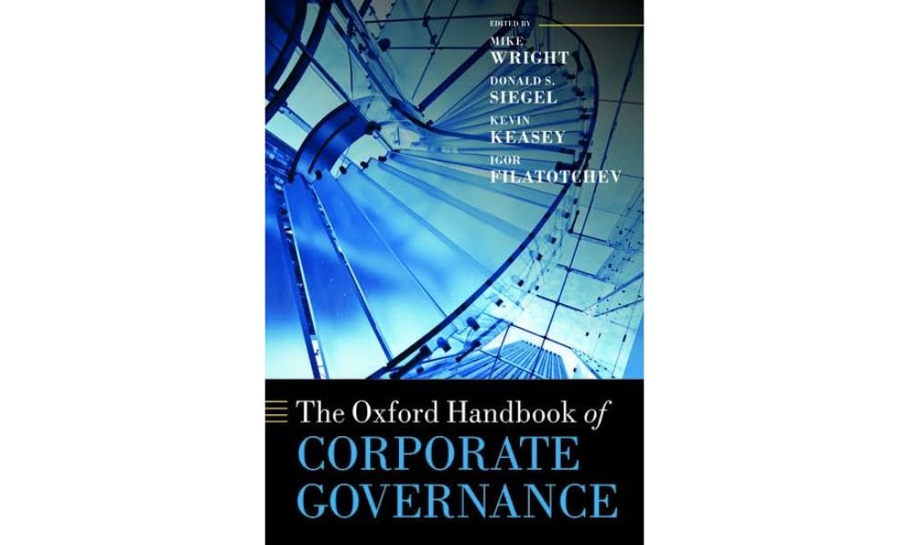The Oxford Handbook of Corporate Governance (Oxford Handbooks): Amazon ...