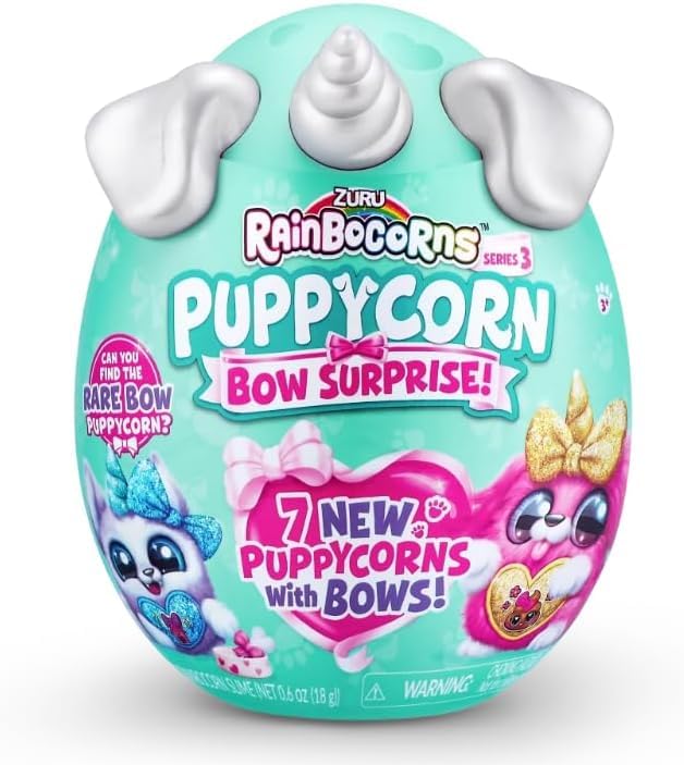 Rainbocorns Puppycorn Rainbow Corn Surprise Egg Plush Toy Series 3 ...