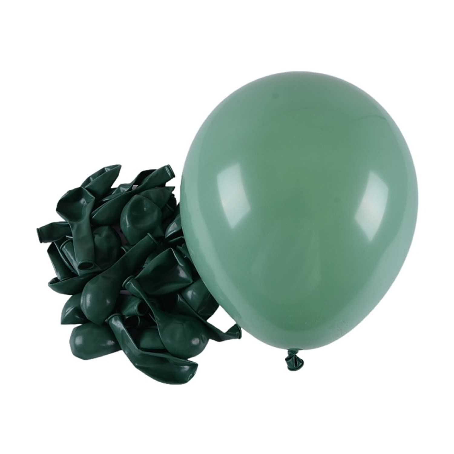 Buy ZHIHUI 12pcs Retro Sage Green Balloons, Sage Green Latex Balloons ...