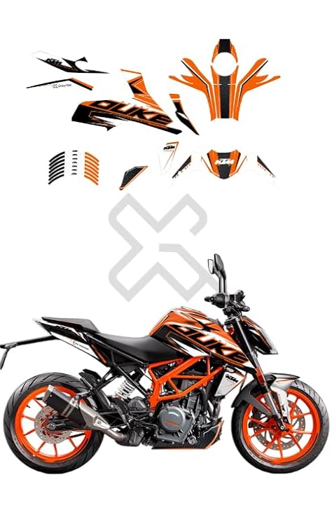 Grayfixx Super Duke Edition Full Body Sticker for Duke 250/390/200 ...