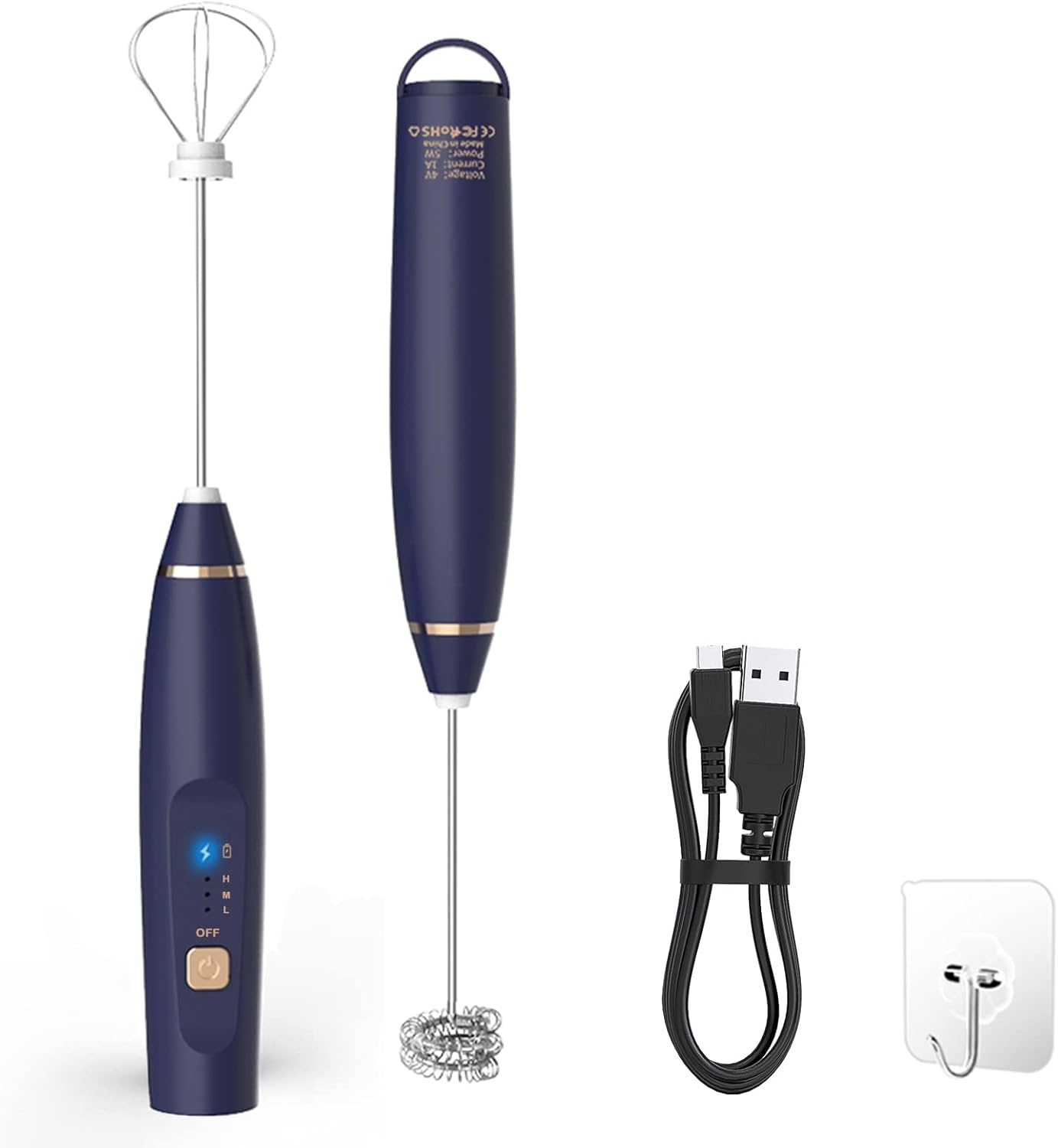 Amazon.com: LANOOPITY Milk Frother Handheld, Handheld Electric Stirrer ...