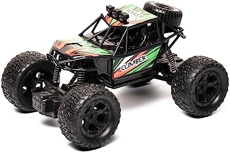 Braintastic Rechargeable RC Remote Control Rock Monster Crawler 4WD, 1. ...