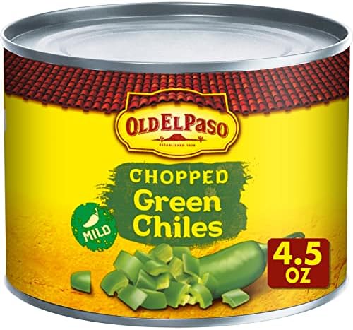 Amazon.com : Old El Paso Mild Chopped Green Chiles, 1 ct., 4.5 oz ...