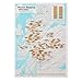 Munro Bagging Scratch Print - Map Poster for Walkers Climbers - Print ...
