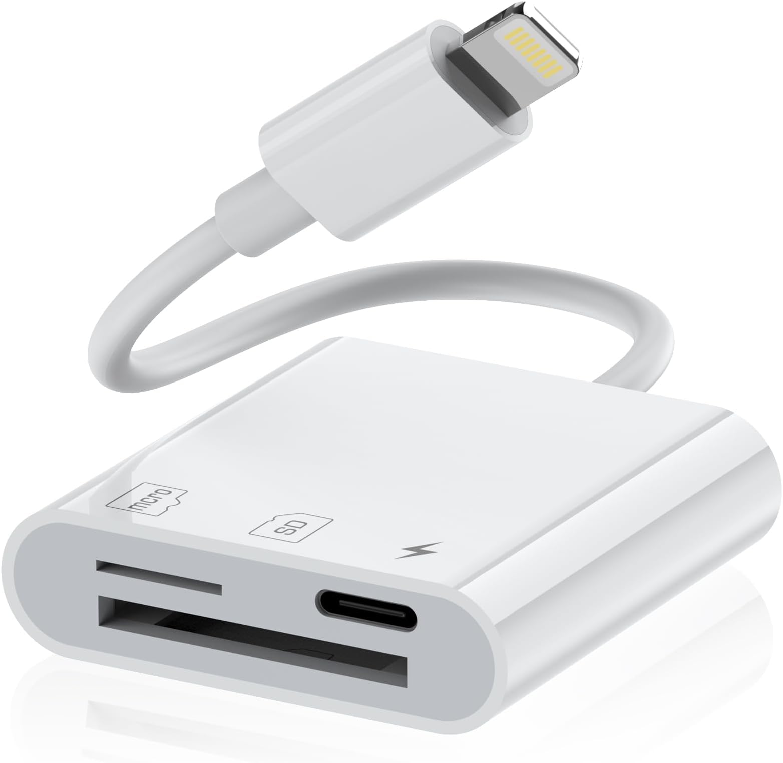 Amazon.com: Liplasting Trail Camera Viewer SD Card Reader for iPhone ...