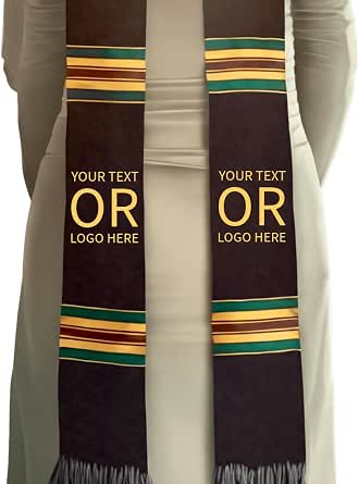Amazon.com: SonaGear First Generation Stole Kente Cloth - Custom Serape ...