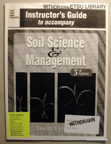 Soil Science & Management: unknown author: Amazon.com: Books