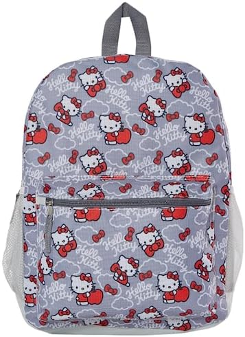 Amazon.com | Fast Forward Hello Kitty Backpack for Girls, 16 inch, Red ...