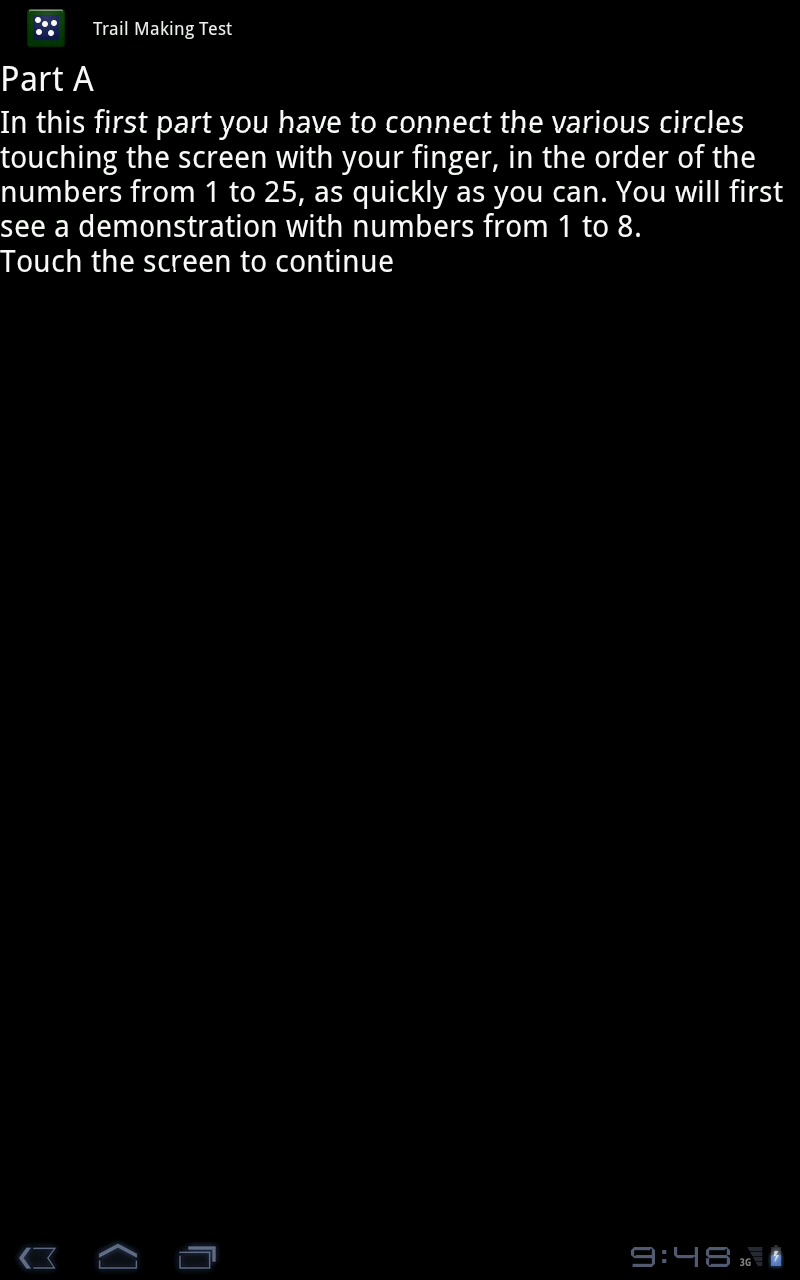 Trail Making Test - Aplicativo na Amazon Appstore