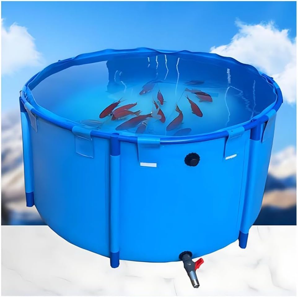 Amazon.com: Aquaculture Tank, Folding Fish Pond, Canvas Fish Pond Pool ...
