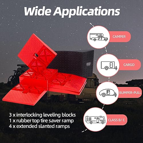 Snapklik.com : GarfatolRv RV Leveling BlocksLeveling Blocks For Travel ...