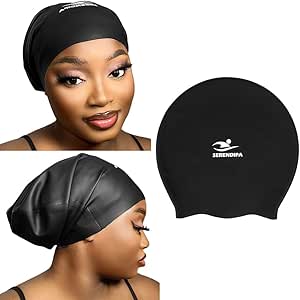 Amazon.com : Extra Large Swim Cap for Long Hair, Dreadlocks, Weaves, Hair Extensions, Braids ...