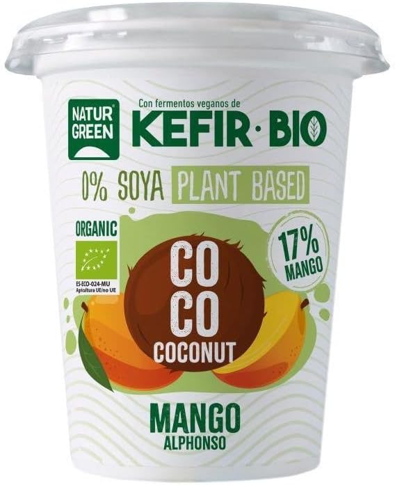 Kefir Coco Mango Bio 400 g NaturGreen : Amazon.com.mx: Alimentos y Bebidas
