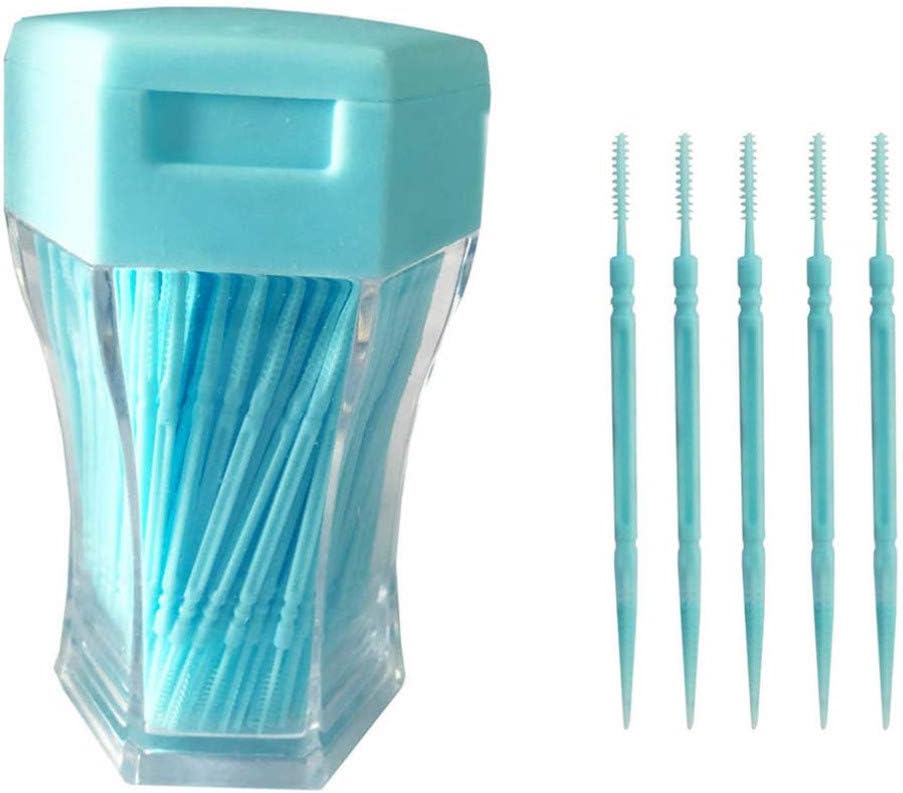 Amazon.com : 200pcs Double-Head Toothpicks Soft Plastic Oral Care ...