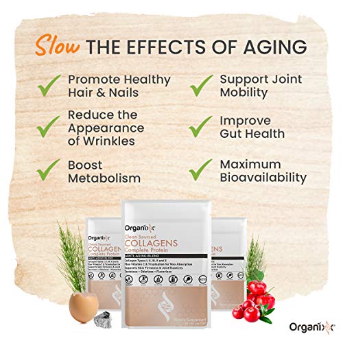 Organixx - Clean Sourced Collagens - Powerful Anti-Aging Supplement ...