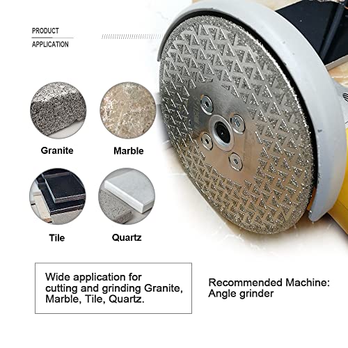 Snapklik.com : 5 Inch Electroplated Diamond Cutting Grinding Disc Fits ...