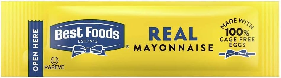 Amazon.com : Best Foods Real Mayonnaise Stick Packets Easy Open ...