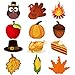 Amazon.com: PETCEE 36Pcs Thanksgiving Cutouts Fall Classroom ...