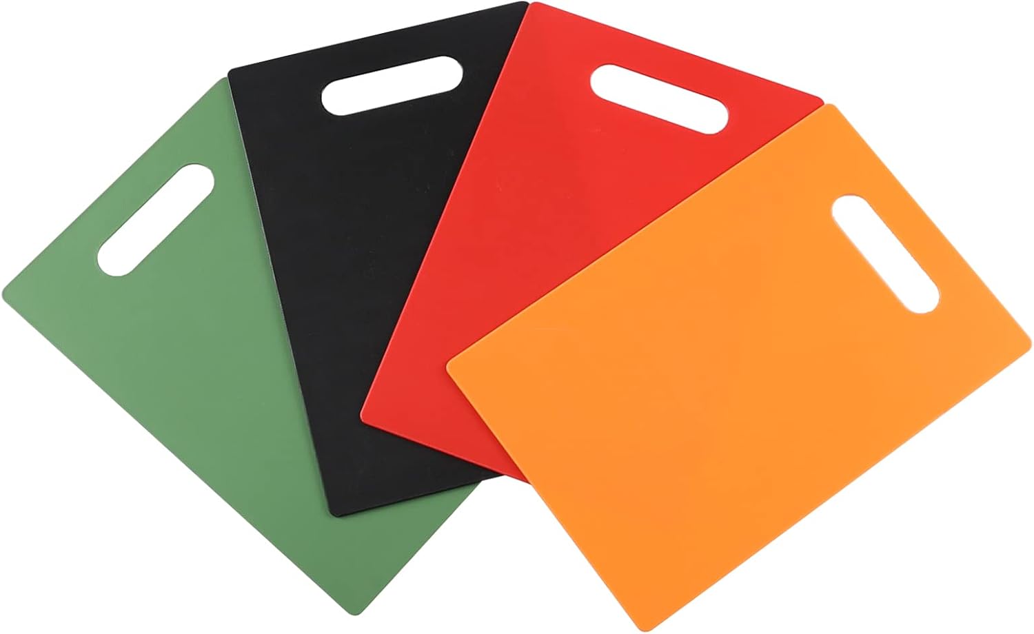 Saedy 4 Pack Small Chopping Board Set, Colored Plastic Cutting Board ...