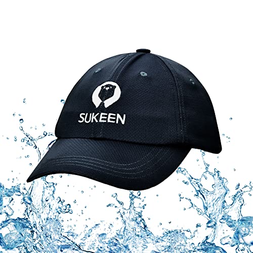 Sukeen Cooling Hat Summer Cap for Men 50 UV Protection Sun Hat (Black ...