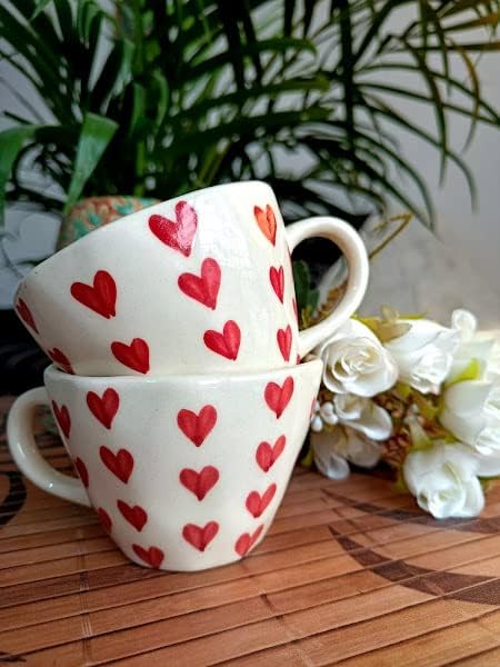 Buy Nikaanch Creations Handpainted Sweetheart Heart Shaped Ceramic ...