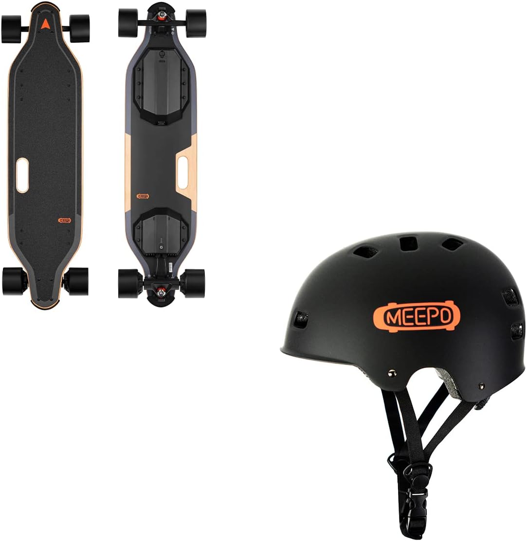 Amazon.com : MEEPO V5 ELectric Skateboard with Helmet : Sports & Outdoors