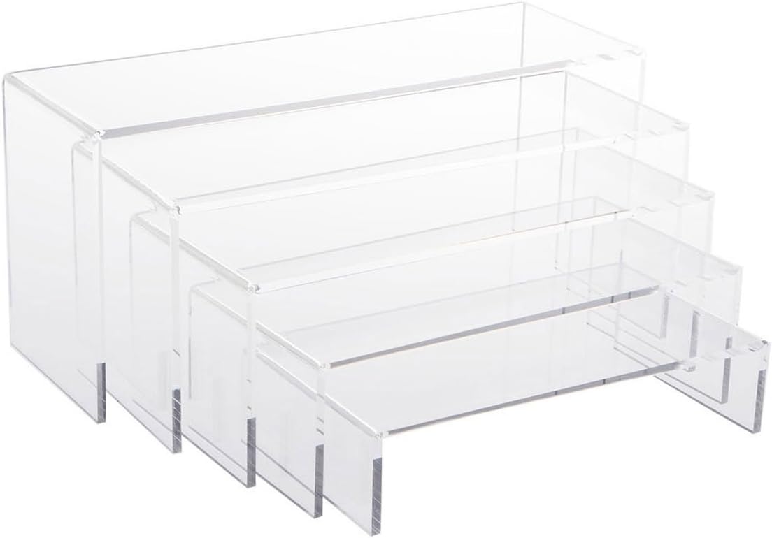 Amazon.com: Displays2go 5 Piece Stackable Countertop Nesting Display ...