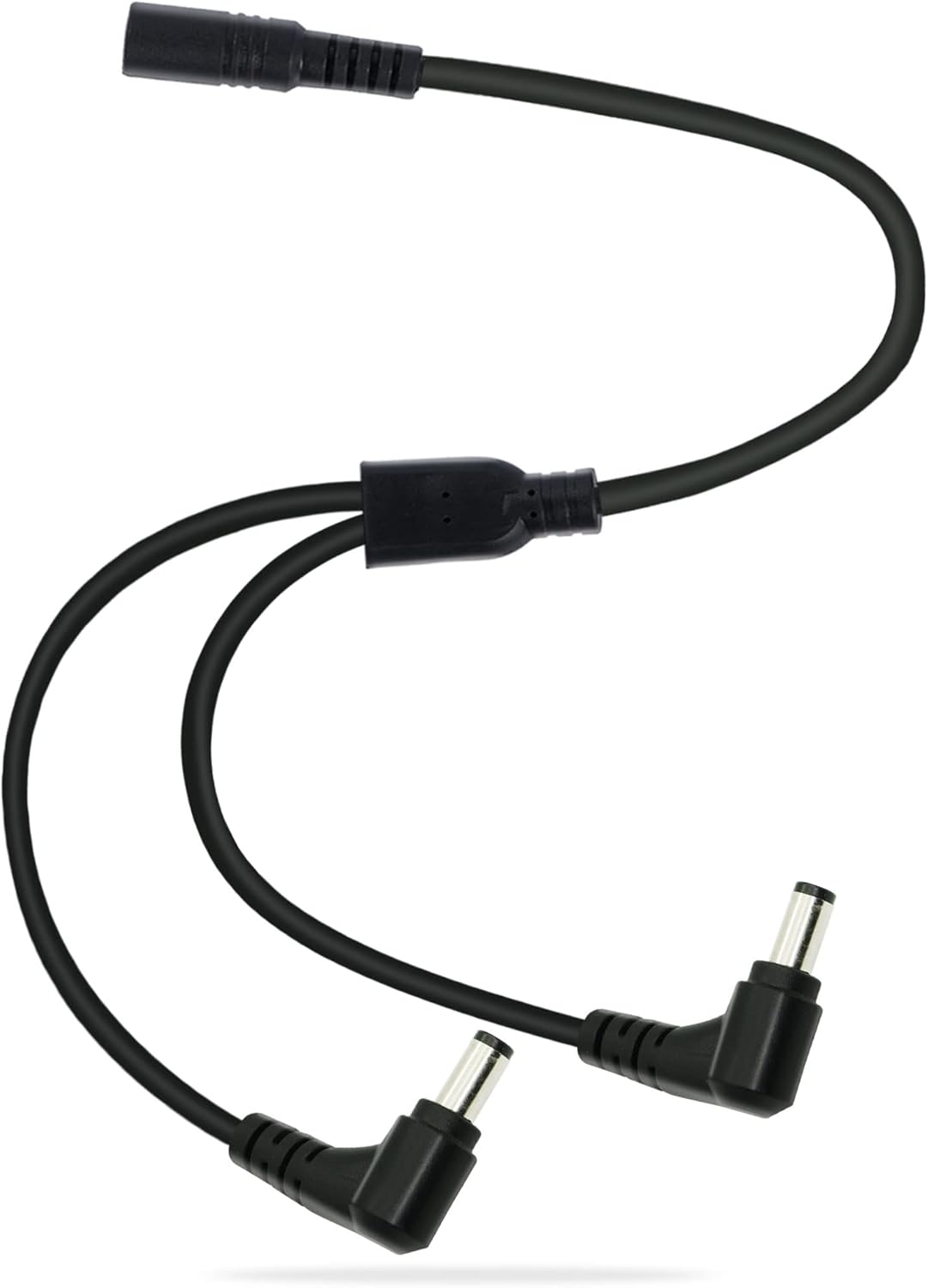Amazon.com: GINTOOYUN DC Splitter Cable 1 Female to 2 Right Angle Male ...