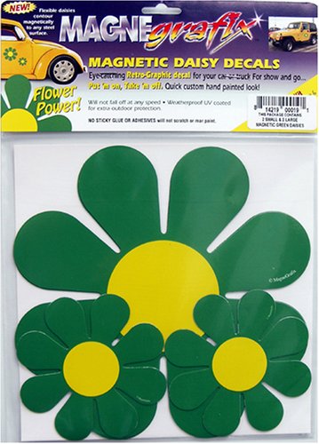 Magnegrafix Double Daisy Set-Green, Pack of 4 : Amazon.in: Car & Motorbike