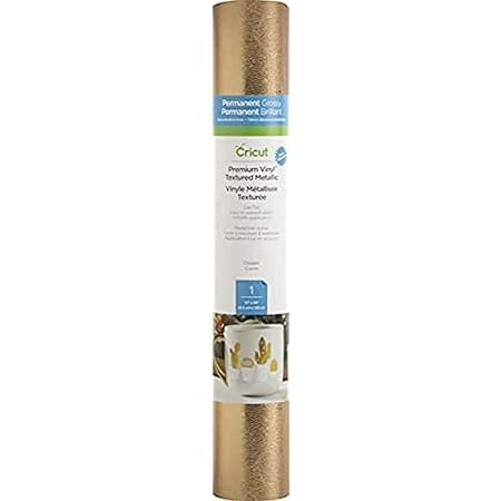Amazon.com: Cricut 2005231 Premium Permanent Metallic 12"X48" Vinyl ...