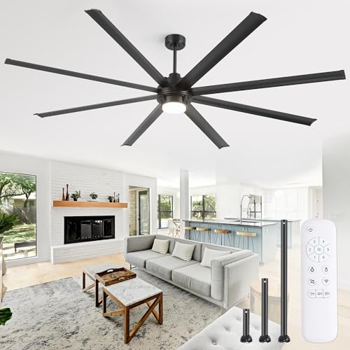 Fanbulous 84 inch Large Ceiling Fan Outdoor Industrial Ceiling Fan with ...