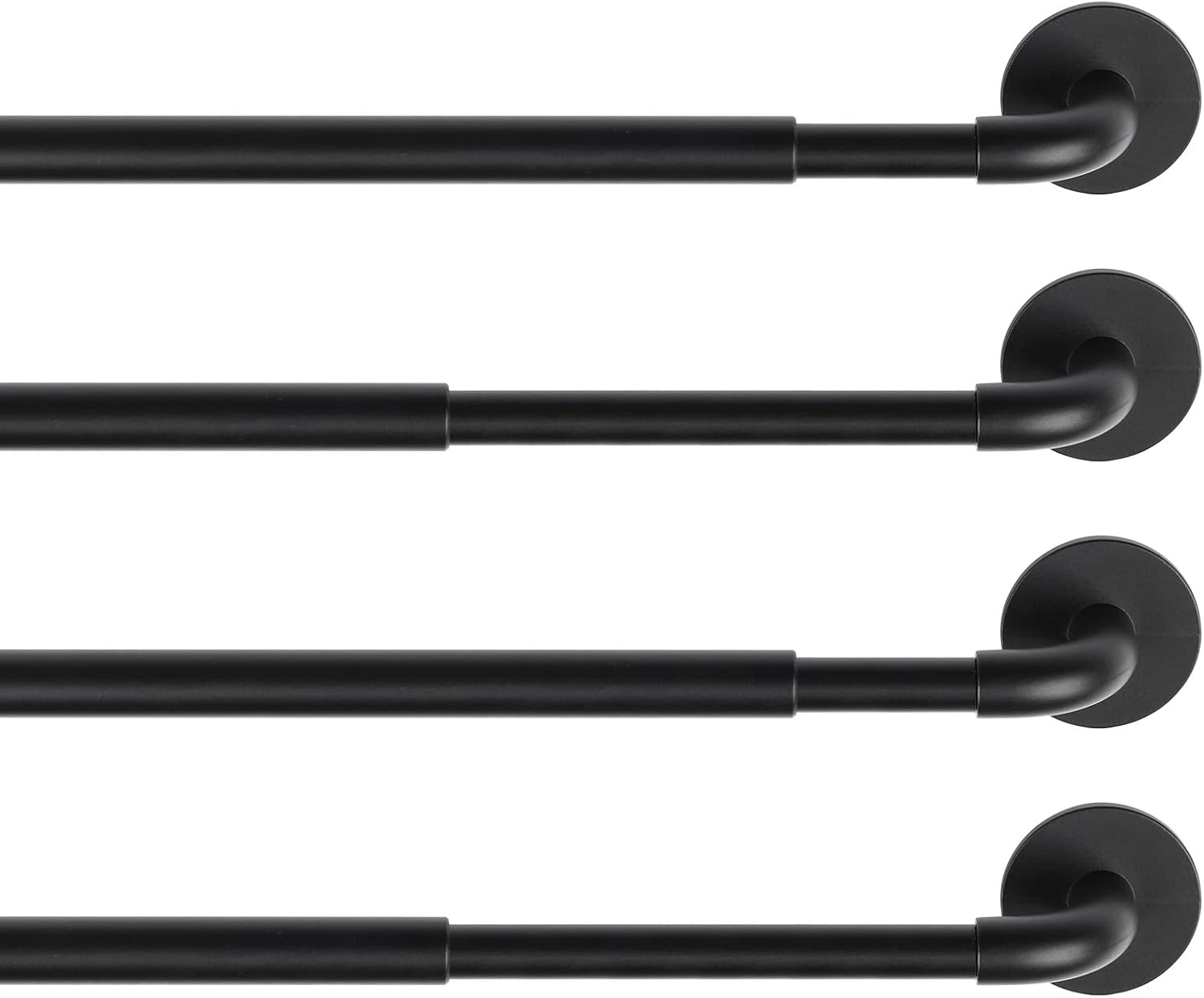 Amazon.com: KXLife 4 Pack Adjustable Sticky Self Adhesive 3/8 Inch Sash ...